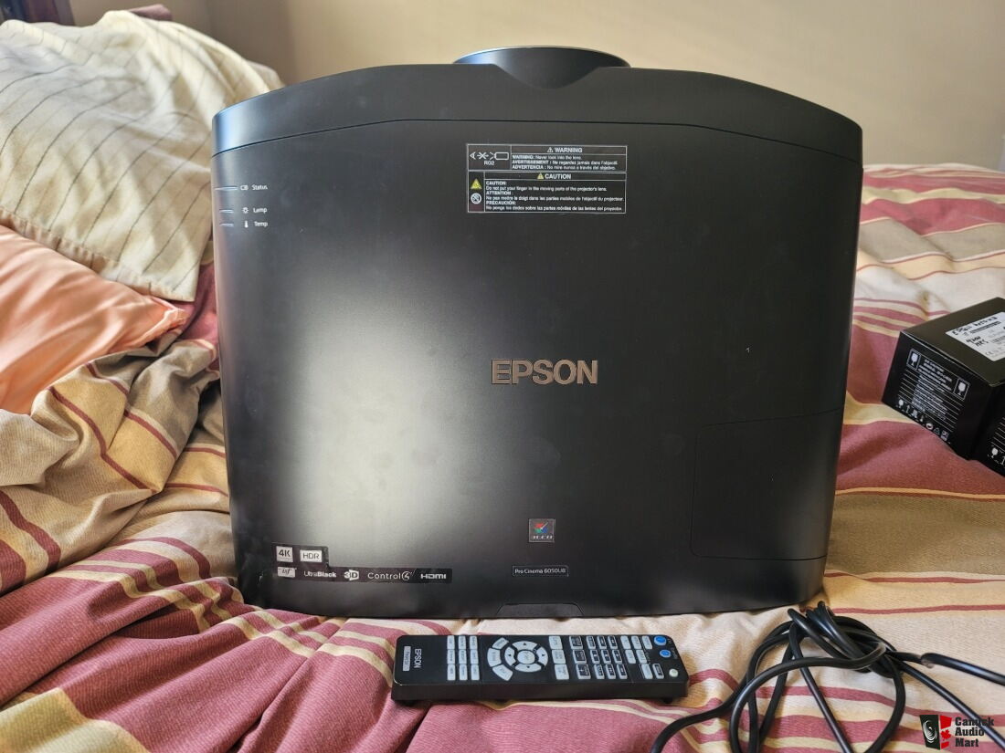 Epson 6050UB 4k HDR10+ Projector with spares and new bulbs Photo ...