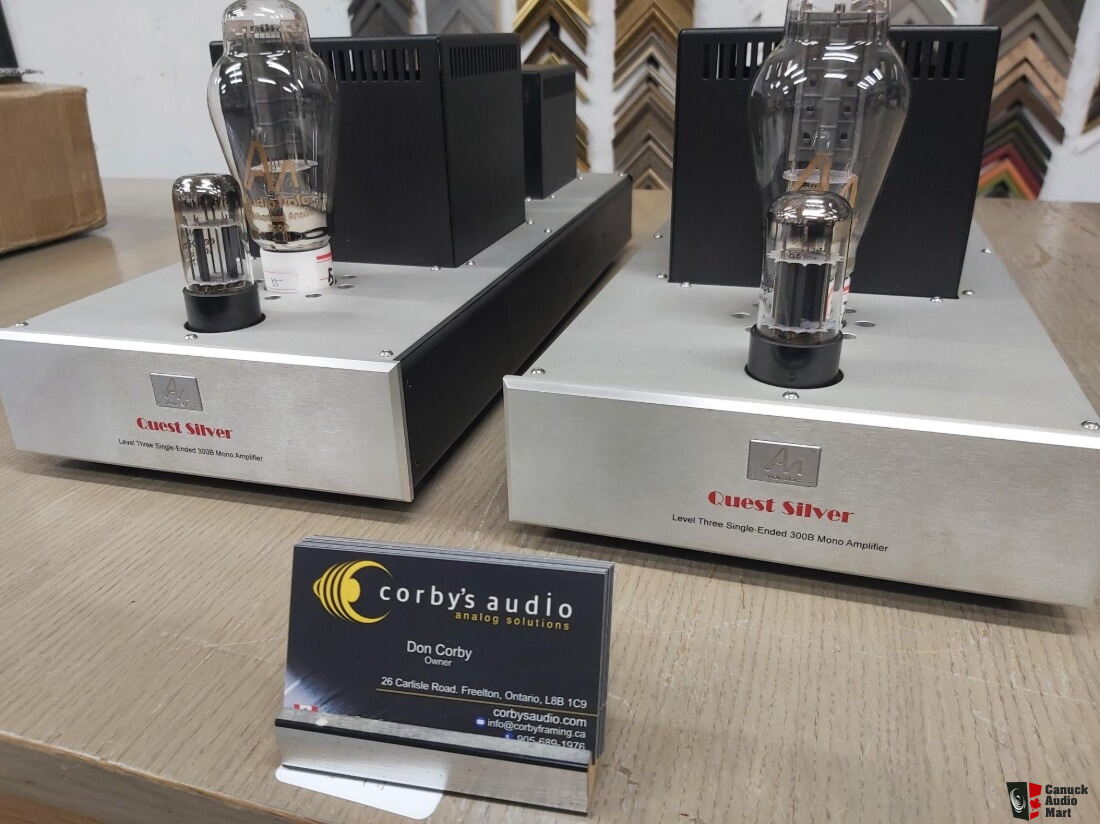 Audionote Quest Silver 300b monoblocks Photo #5958898 - Canuck Audio Mart