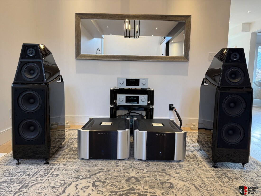 Wilson Audio Sasha DAW - Obsidian Black Masterpiece | Rare Canadian ...