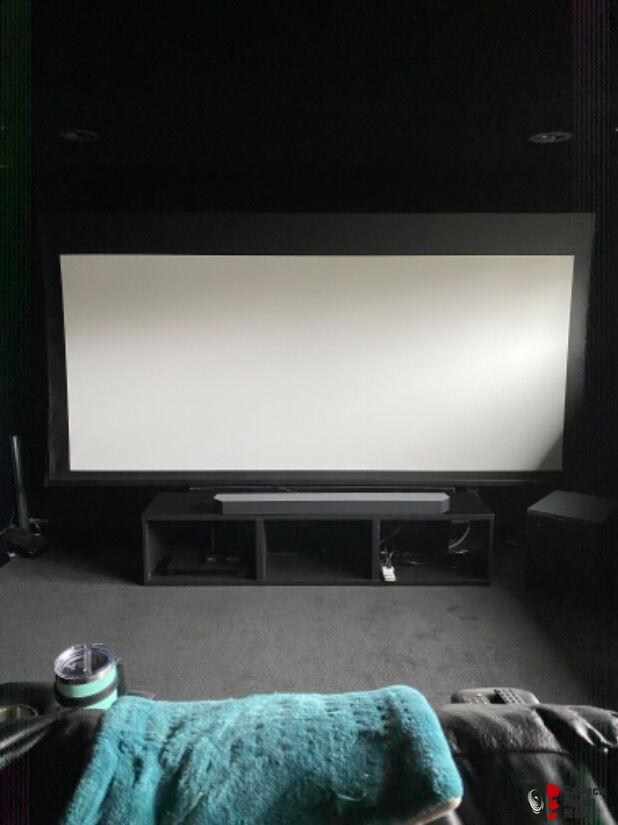 Stewart Filmscreen 125" 2.35 ST100 ceiling mounted motorized projector ...