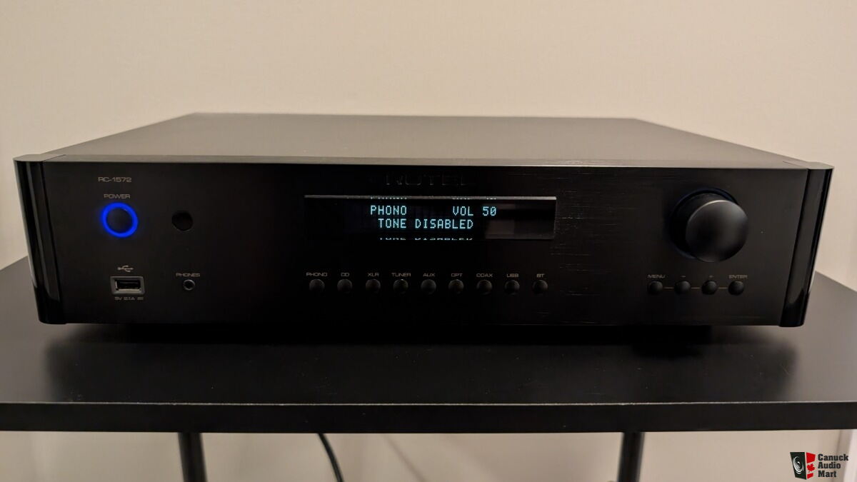 Rotel RC 1572 Stereo Preamplifier Black Photo #5963555 - Canuck Audio Mart