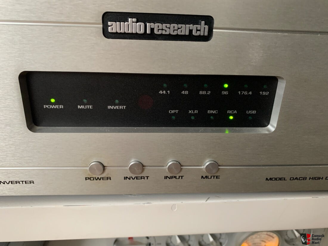 Audio Research DAC 8 Photo #5964192 - Canuck Audio Mart