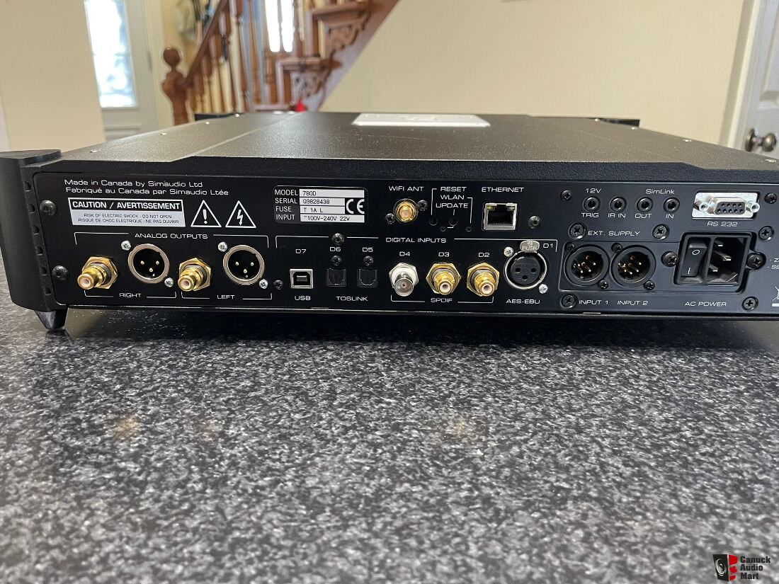 Simaudio Evolution 780DV2 Streamer DAC, black Photo #5964317 - Canuck ...