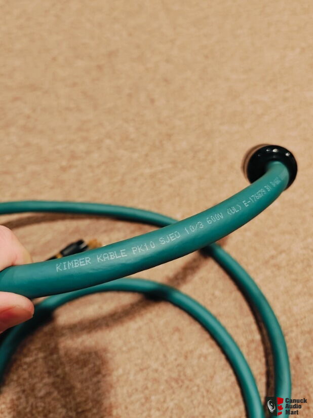 Kimber Kable - 8' Long PK10 Power Cable (10AWG) - Upgraded Wattgate ...