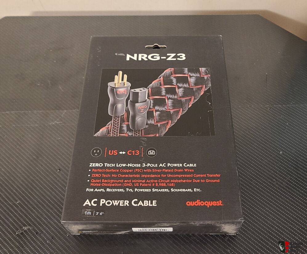 Audioquest NRG-Z3 Power Cable. 1 Meter Photo #5966199 - Canuck Audio Mart