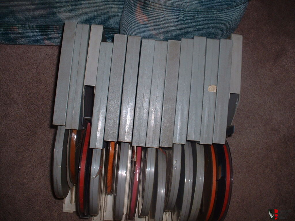 basf 7 inch reel to reel tapes lot of 14 , with hard cases(pending to ...