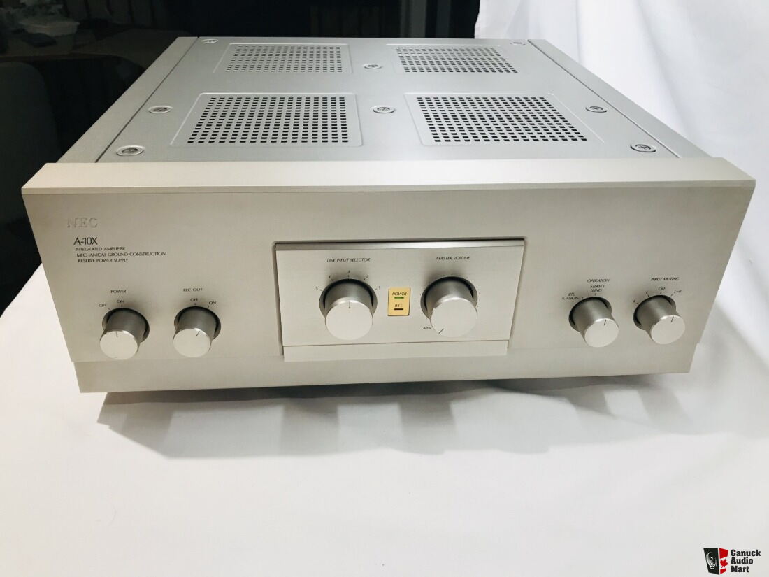 Rare Excellent NEC A-10X Reference Dual Monaural Integrated Amplifier ...