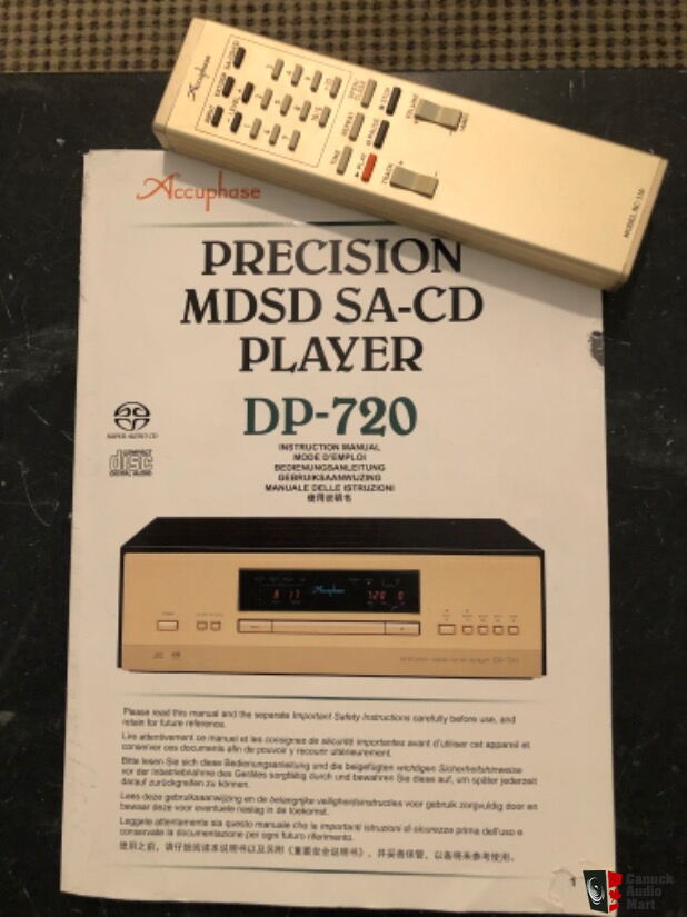 Accuphase DP-720 Precision MDSD SA-CD Player Photo #5970875 - Canuck ...