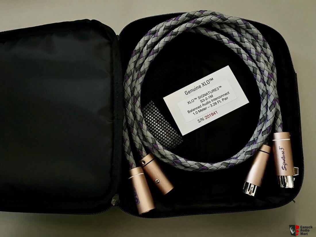XLO Signature 3 Interconnect Cable (XLR): NEW-IN-BOX; Full Wrnty; 70% ...