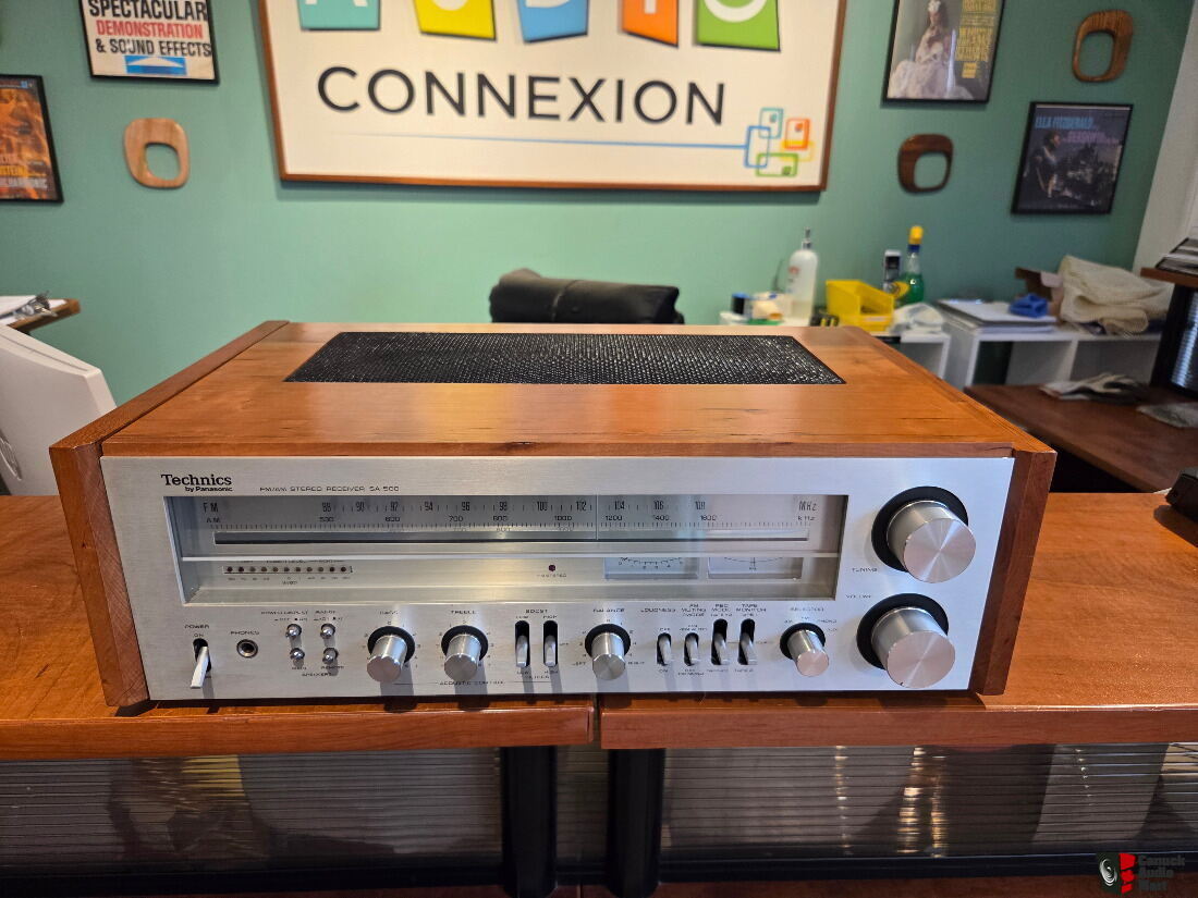 Technics SA-500 Receiver (Refurbished + New Cherry Case): Excellent ...
