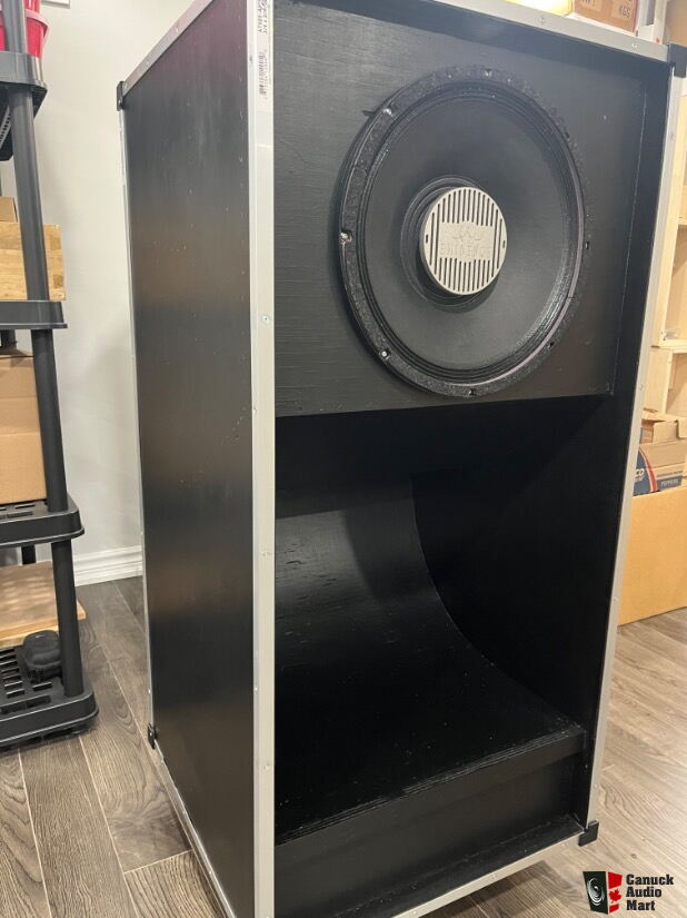 1 Pair of Bass Bins. Horn loaded front scoop design Photo #5972415 ...