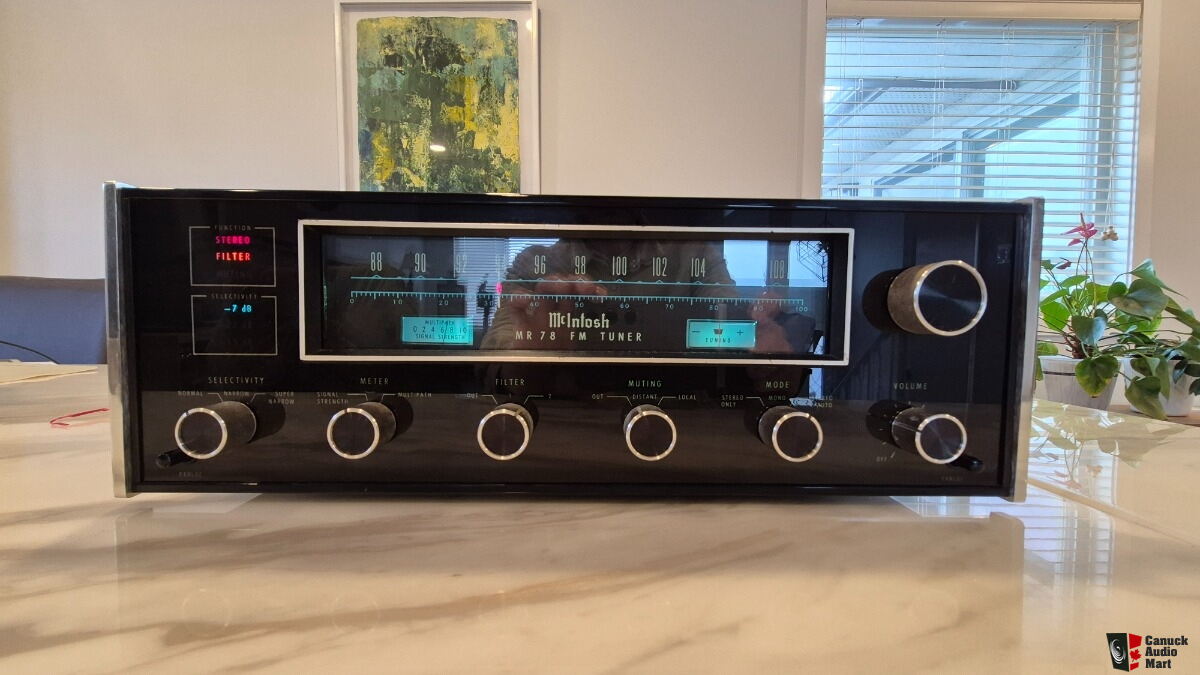 Mcintosh MR78 tuner-price dropped For Sale - Canuck Audio Mart
