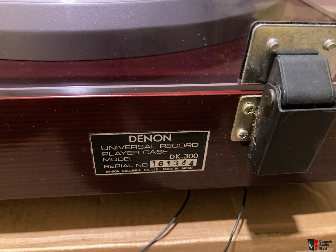 Denon DP-80 top model turntable with Denon DA-309 tonearm Photo ...