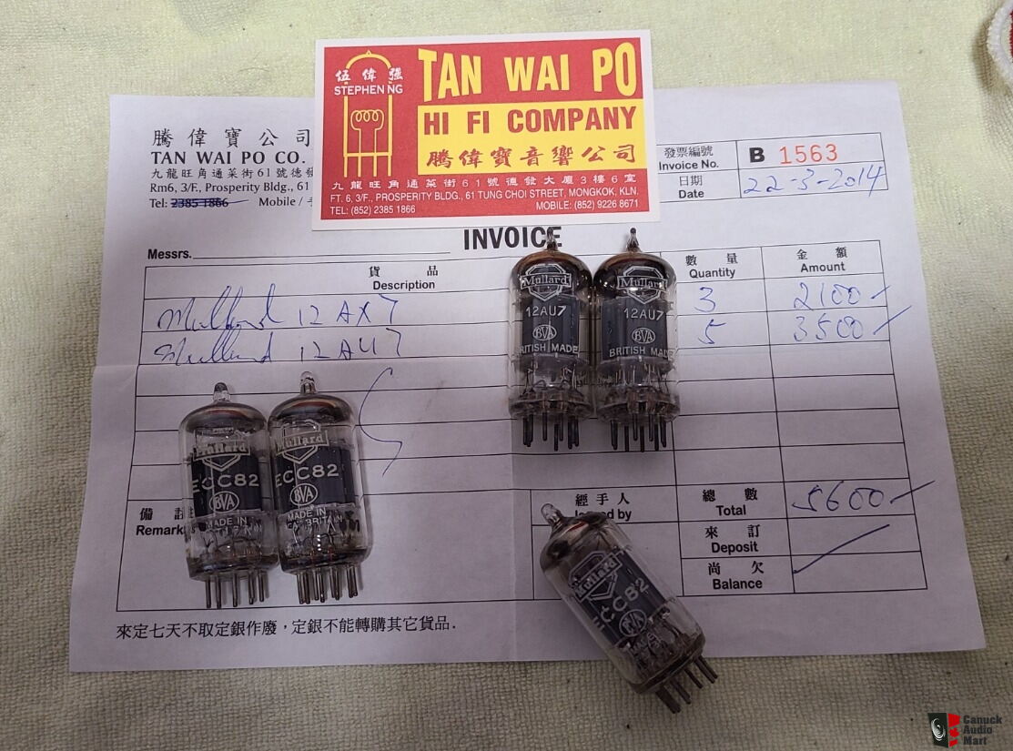 Mullard 12au7 For Sale - Canuck Audio Mart