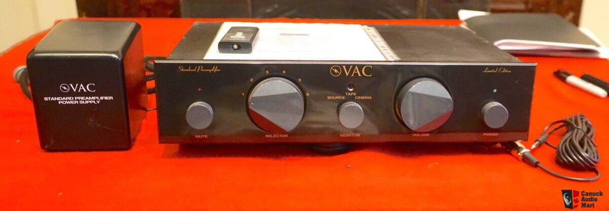 VAC Standard tube preamplifier and separate power source Photo #5975848 ...