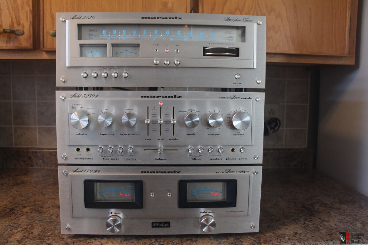 marantz, sound system: power amp 170DC, preamp. 3250B, tuner 2120. very ...