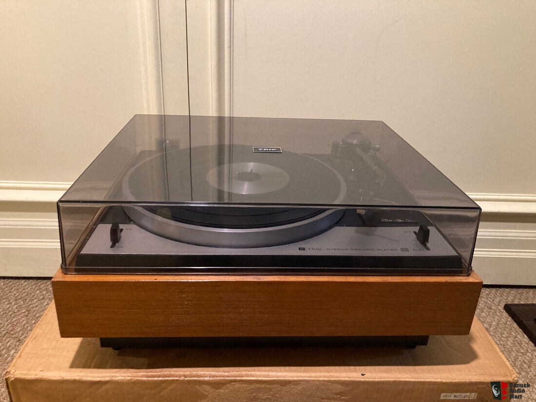Vintage TRIO / Kenwood 400 top model Belt / Idler drive turntable Photo ...