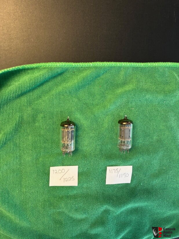 12AX7 Telefunken Ribbed Plater Tubes Pair#2 Photo #5979218 - Canuck ...
