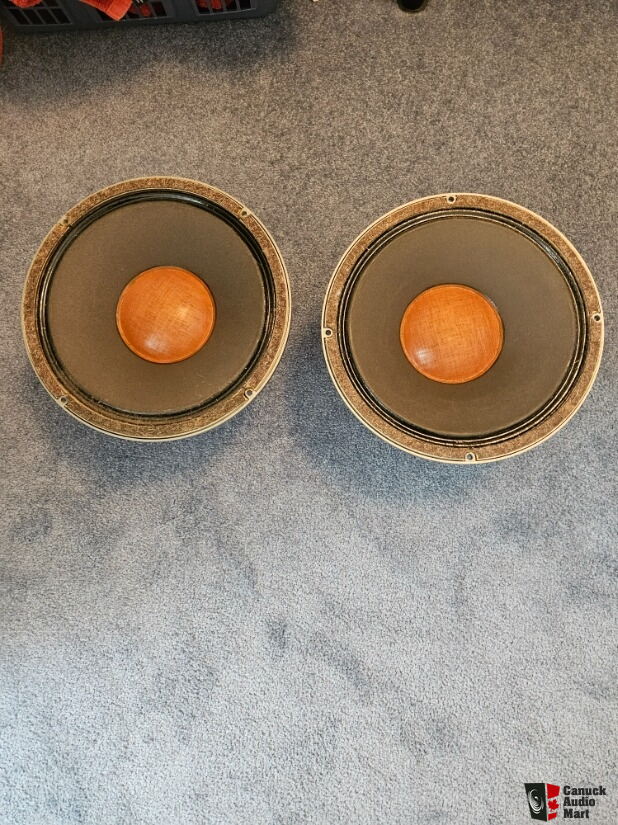 Tannoy 12" Red Monitors // Orange Dust Cover // Original Crossovers in ...