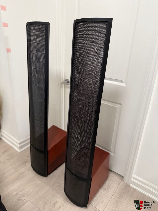 Martin Logan Ethos Speakers Dark Cherry For Sale - Canuck Audio Mart