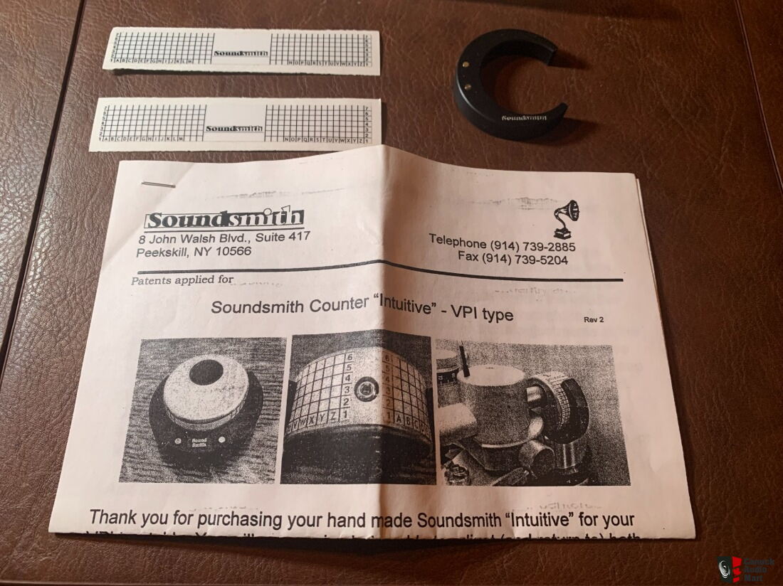 VPI Tonearms 9-inch and complementary Soundsmith Counter Intuitive for ...