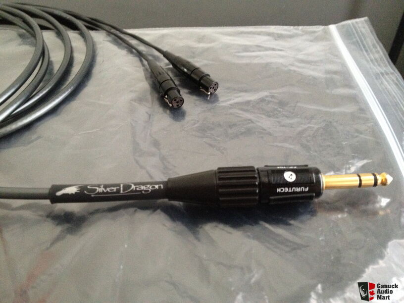 Moon Audio Silver Dragon V3 Headphone Cable Audeze LCD-2/3 5ft 2 Wks ...