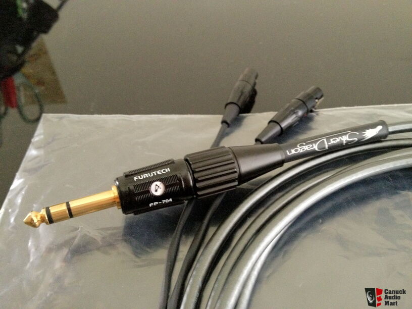 Moon Audio Silver Dragon V3 Headphone Cable Audeze LCD-2/3 5ft 2 Wks ...
