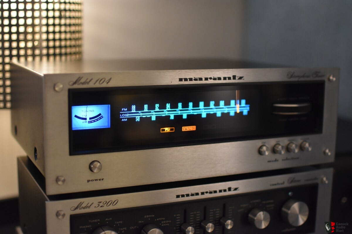 Marantz 140 power amp/3200 console/104 tuner set Photo #5983249 ...