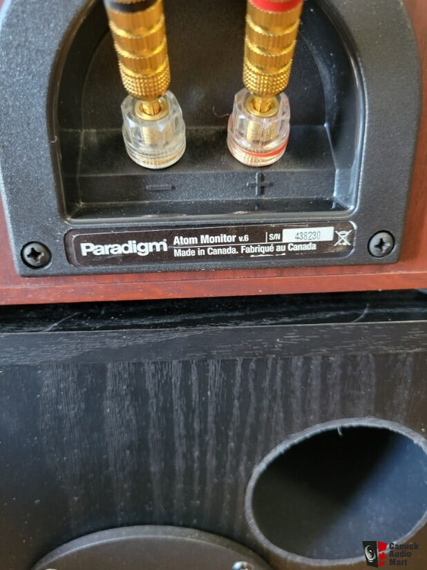 Paradigm Atom Monitor V6 Speakers. Pickup address: M4C 5L6 Photo ...