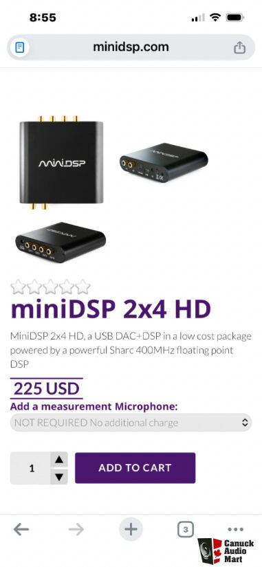 MiniDSP 2x4HD For Sale - Canuck Audio Mart
