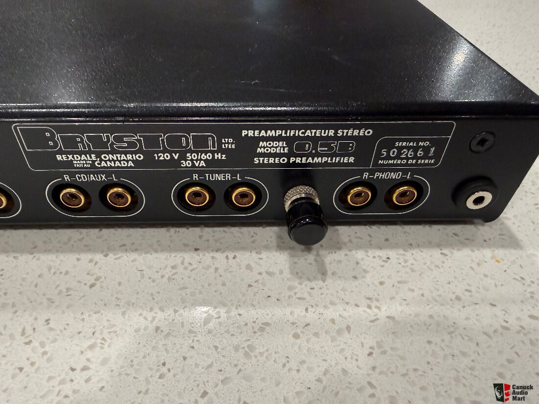 Bryston .5b Preamp Photo #5986280 - Canuck Audio Mart