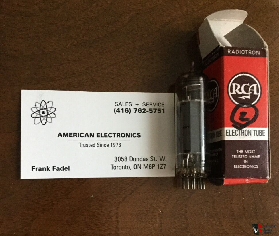 Single Vintage RCA 7189 Power Tube Professionally Tested For Sale ...