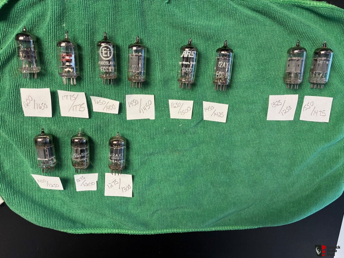 12AX7 Audio Tubes Various Brands For Sale - Canuck Audio Mart