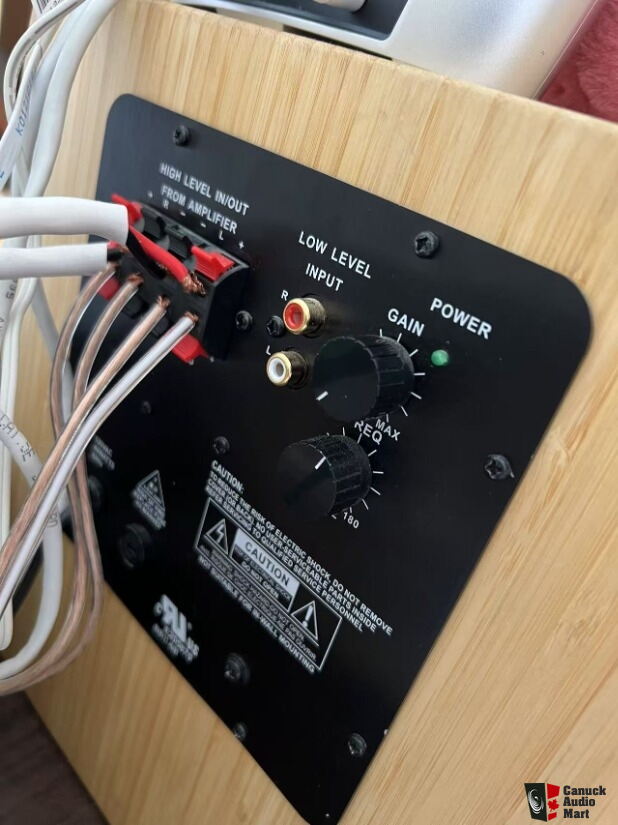 Blumenstein Orca plus Dungeness subwoofer plus stands Fostex full range ...