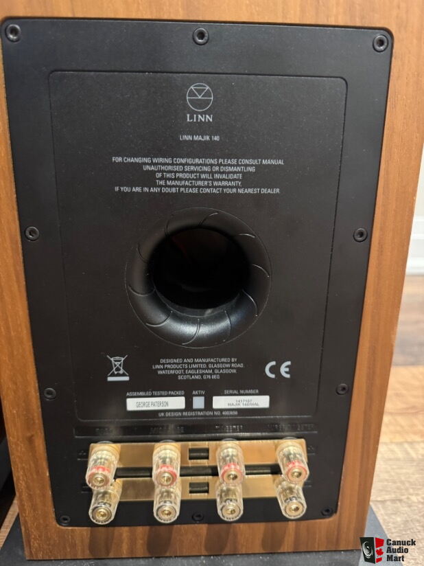 Linn Majik 140 Speakers / Cherry with Optional Metal Bases Photo ...