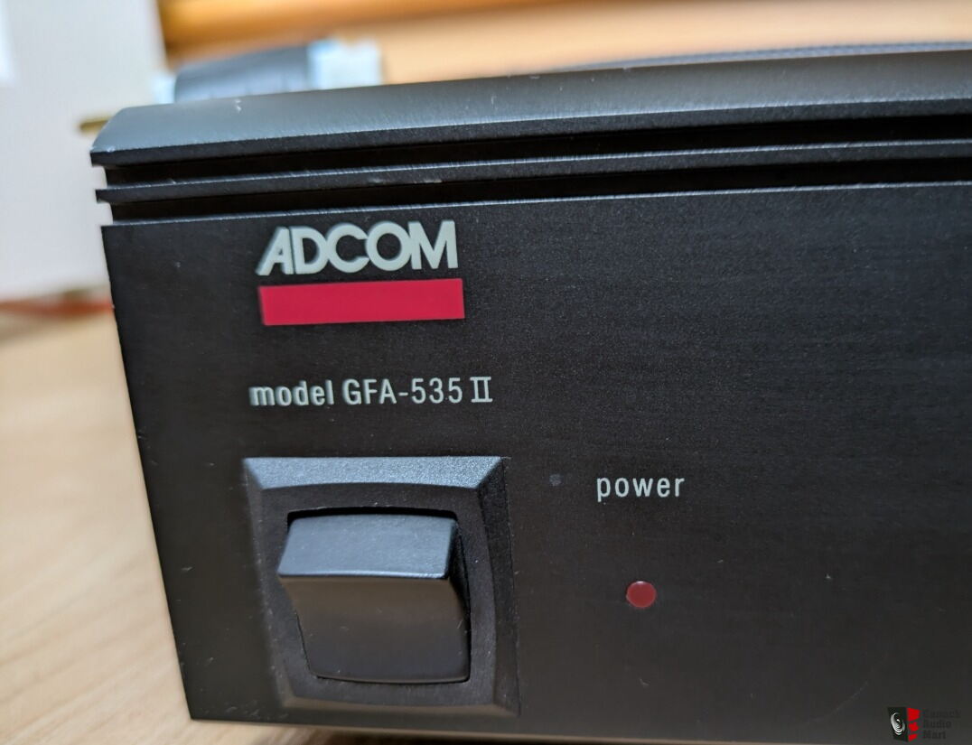 refresh Adcom model GFA-535 MKII power amp (check out the photos) For ...