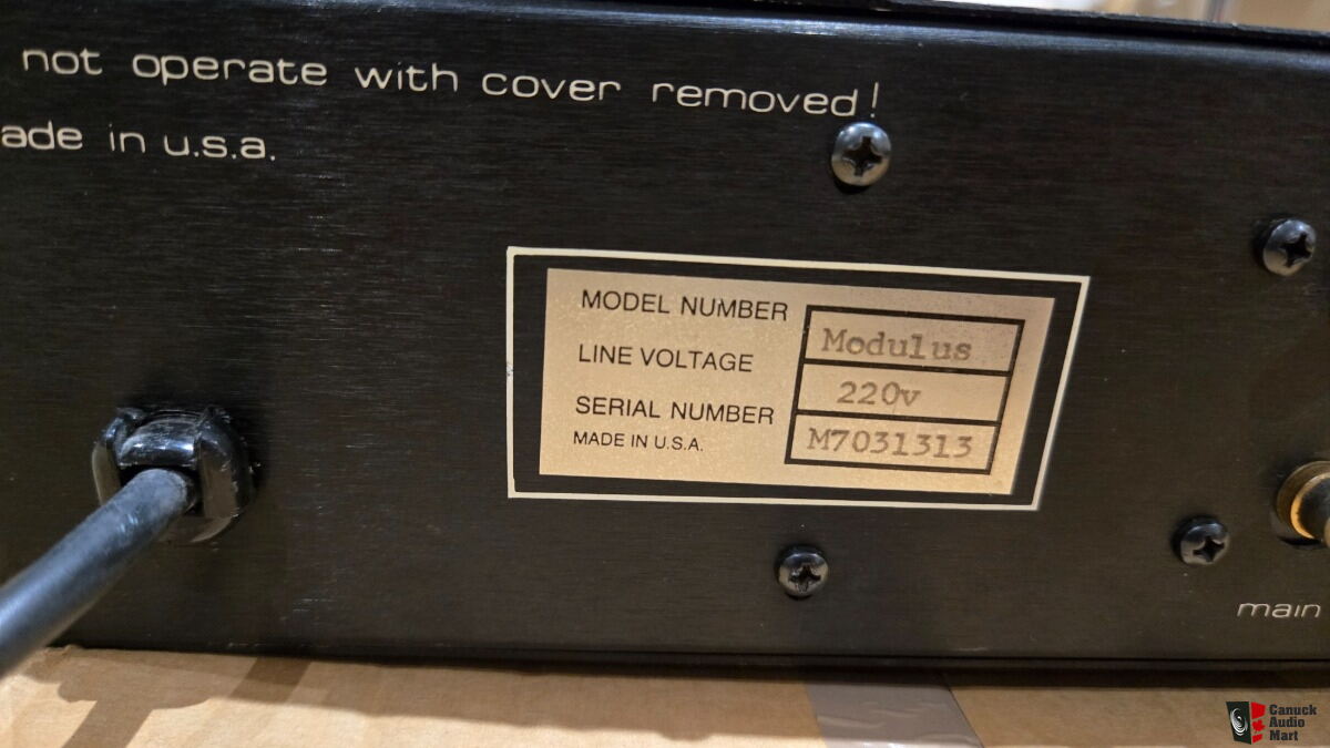 Audible Illusions modulus iib tube preamp Photo #5994329 - Canuck Audio ...