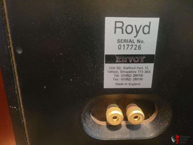 Royd Envoy Speakers - original owner Photo #5995549 - Canuck Audio Mart