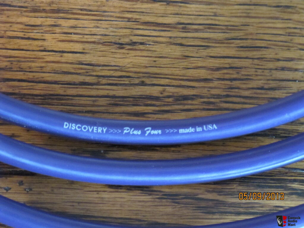 DISCOVERY CABLE "PLUS FOUR" WITH CLEARAUDIO "PROFI - MPC" RCA PLUGS ...