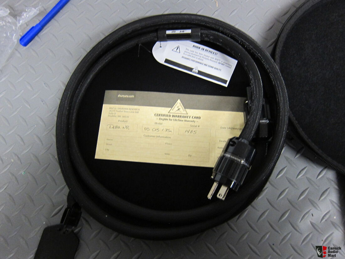 Shunyata Research Delta NR power cable Photo #5997916 - Canuck Audio Mart