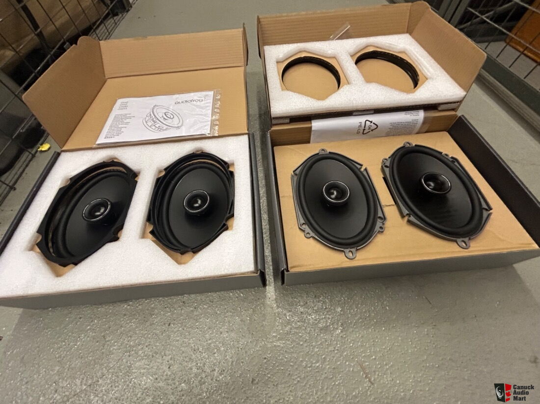 2 Pair of Stunning AudioFrog 6"x 8" Speakers Photo #5998677 - Canuck ...
