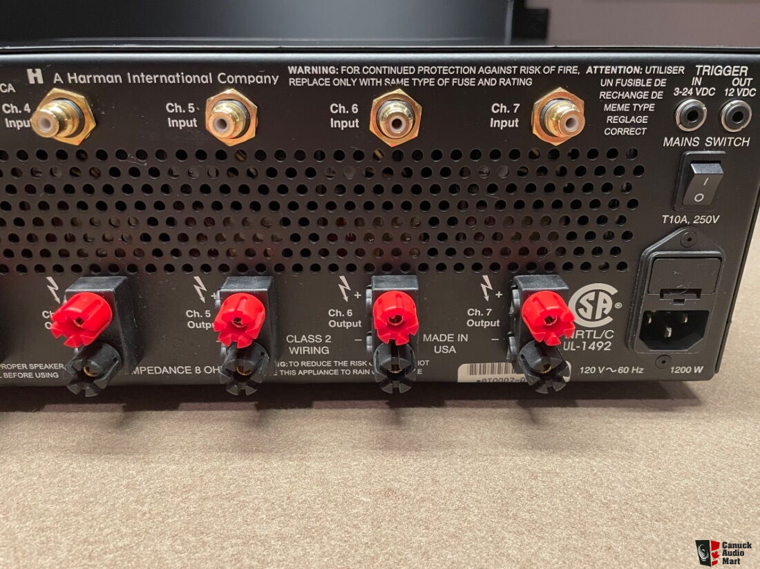 JBL AVA7 Performance Series 7-channel amp Photo #6000023 - Canuck Audio ...