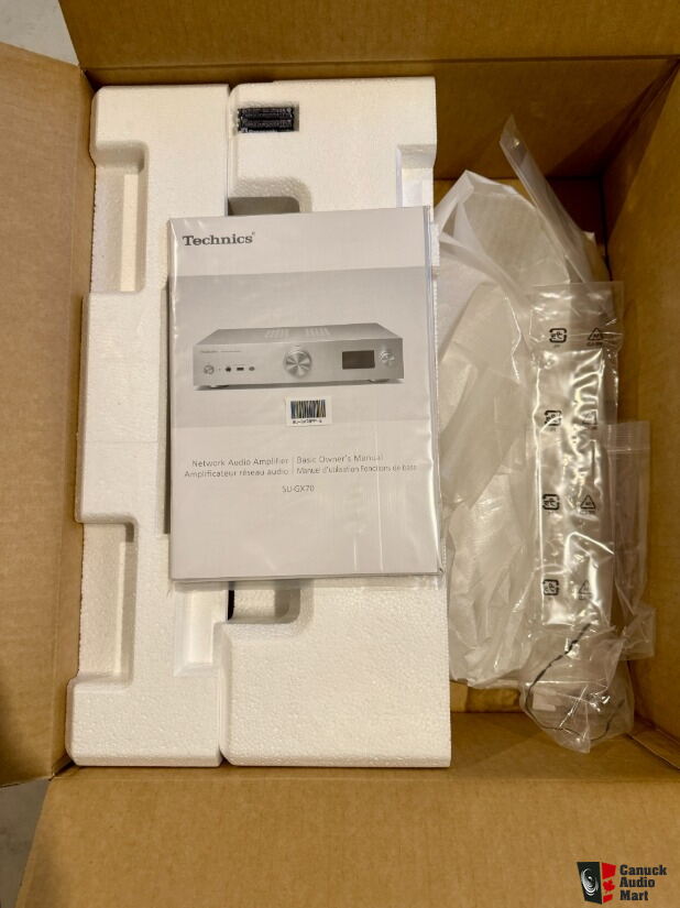 Technics SU-GX70 Network Integrated Amplifier Silver Photo #6000393 ...