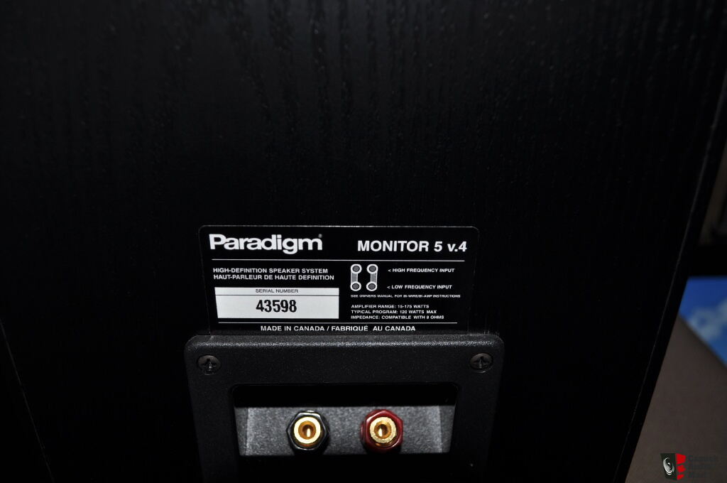 Paradigm Monitor 5 v4 Bookshelf Speakers Photo #600083 - US Audio Mart