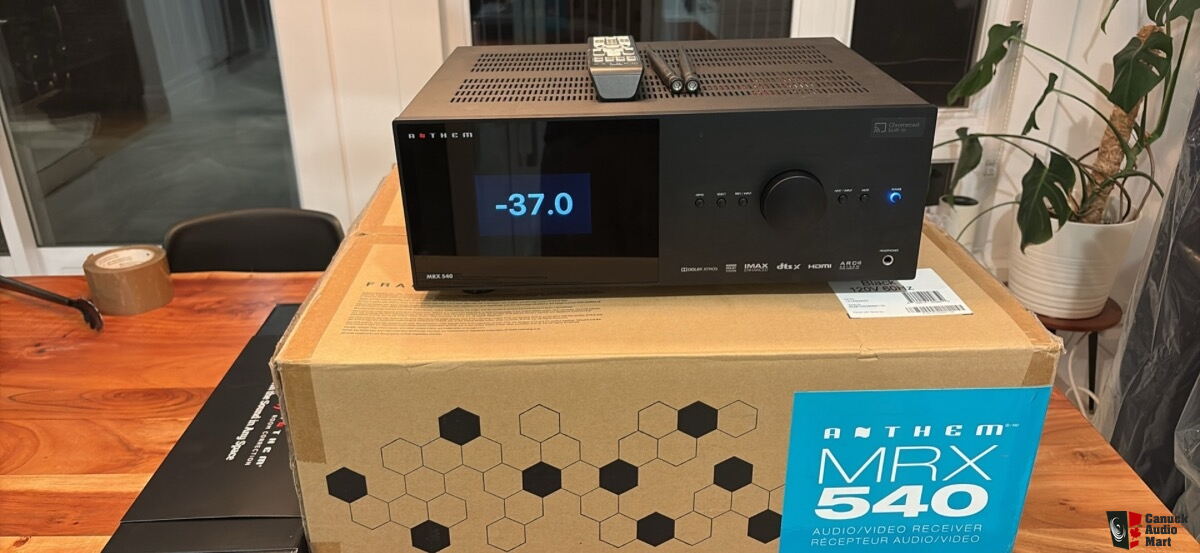 Anthem MRX540 Receiver 8K 5.2 @100 watts per Channel + ARC + Box For ...