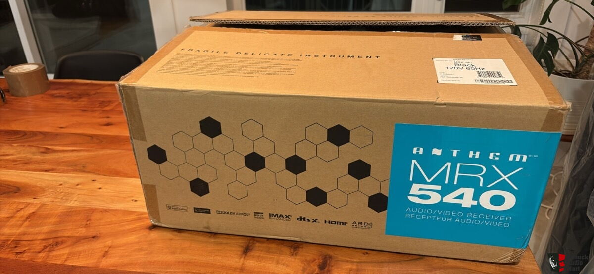 Anthem MRX540 Receiver 8K 5.2 @100 watts per Channel + ARC + Box Photo ...