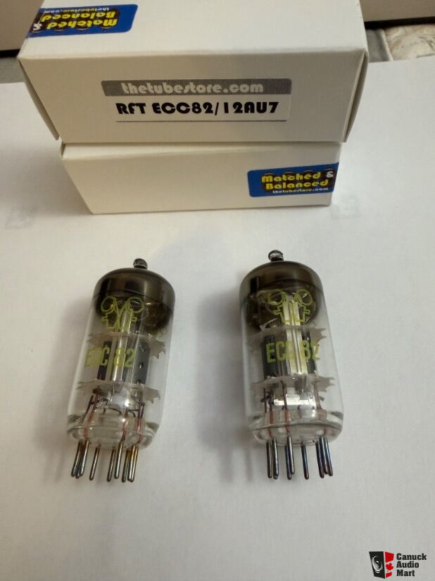Ray Tubes 12AU7, TAD Premium Select 12AU7, RCA Cleartop 12AU7 Photo ...