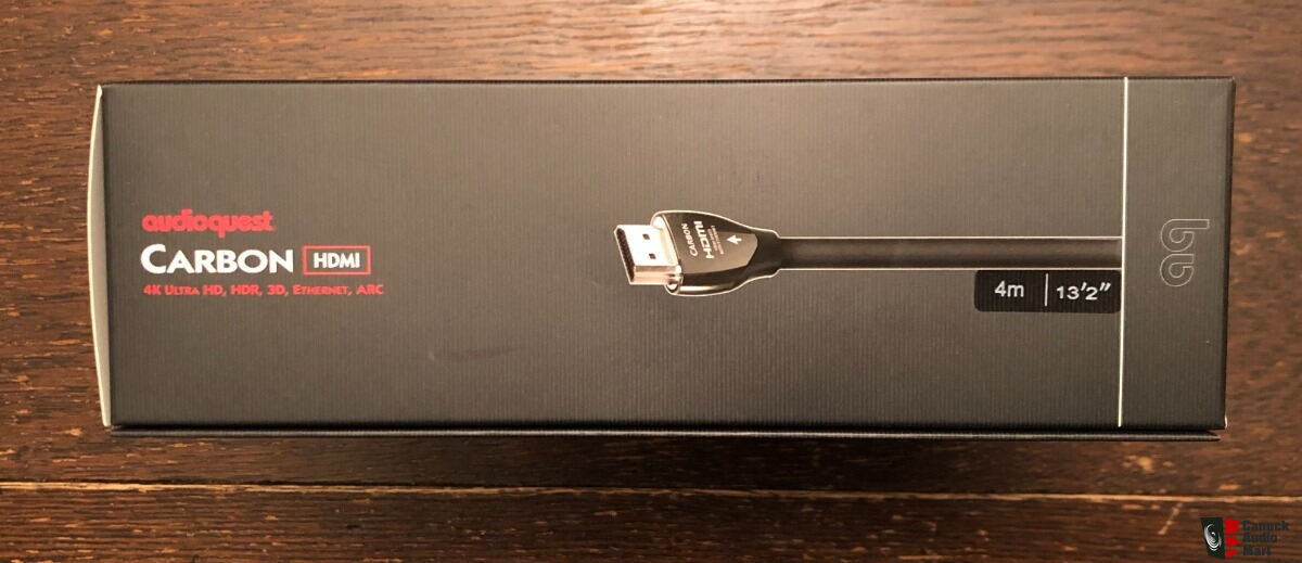 Audioquest Carbon Premium High-Speed HDMI (18gbps) 4m - NOS Photo ...