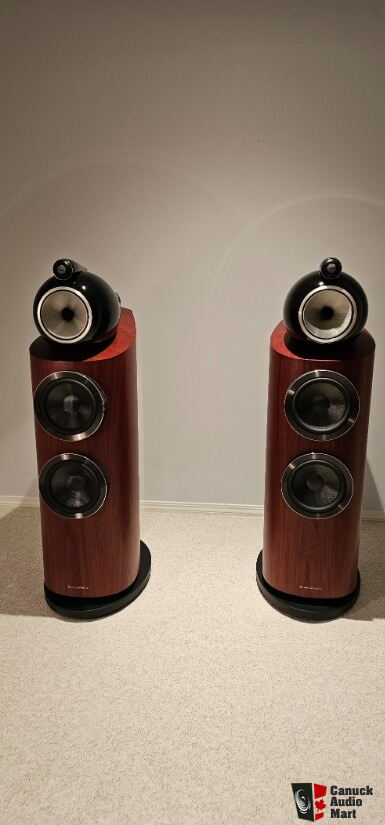 B&W 802D3 Rosenut - Original Owner - Lightly Used For Sale - Canuck ...