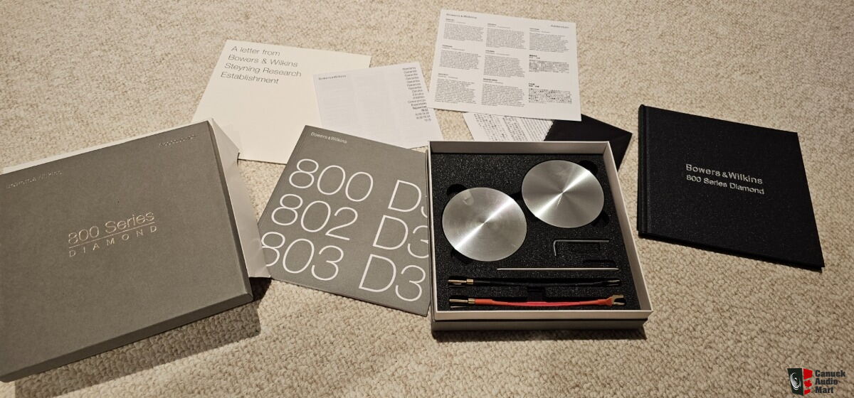 B&W 802D3 Rosenut - Original Owner - Lightly Used Photo #6006905 ...